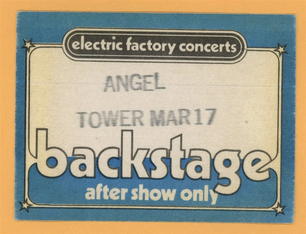 Angel 1978 Punky Meadows Concert Tour Backstage Pass | Autographia