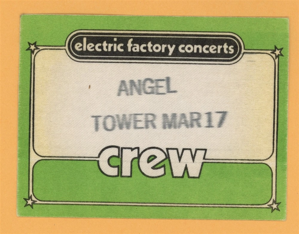 Angel 1978 Punky Meadows Concert Tour Backstage Pass | Autographia