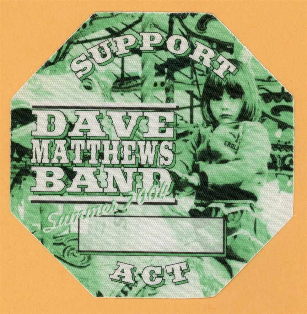 Dave Matthews Band 2004 Summer Concert Tour SUPPORT Backstage Pass | Autographia