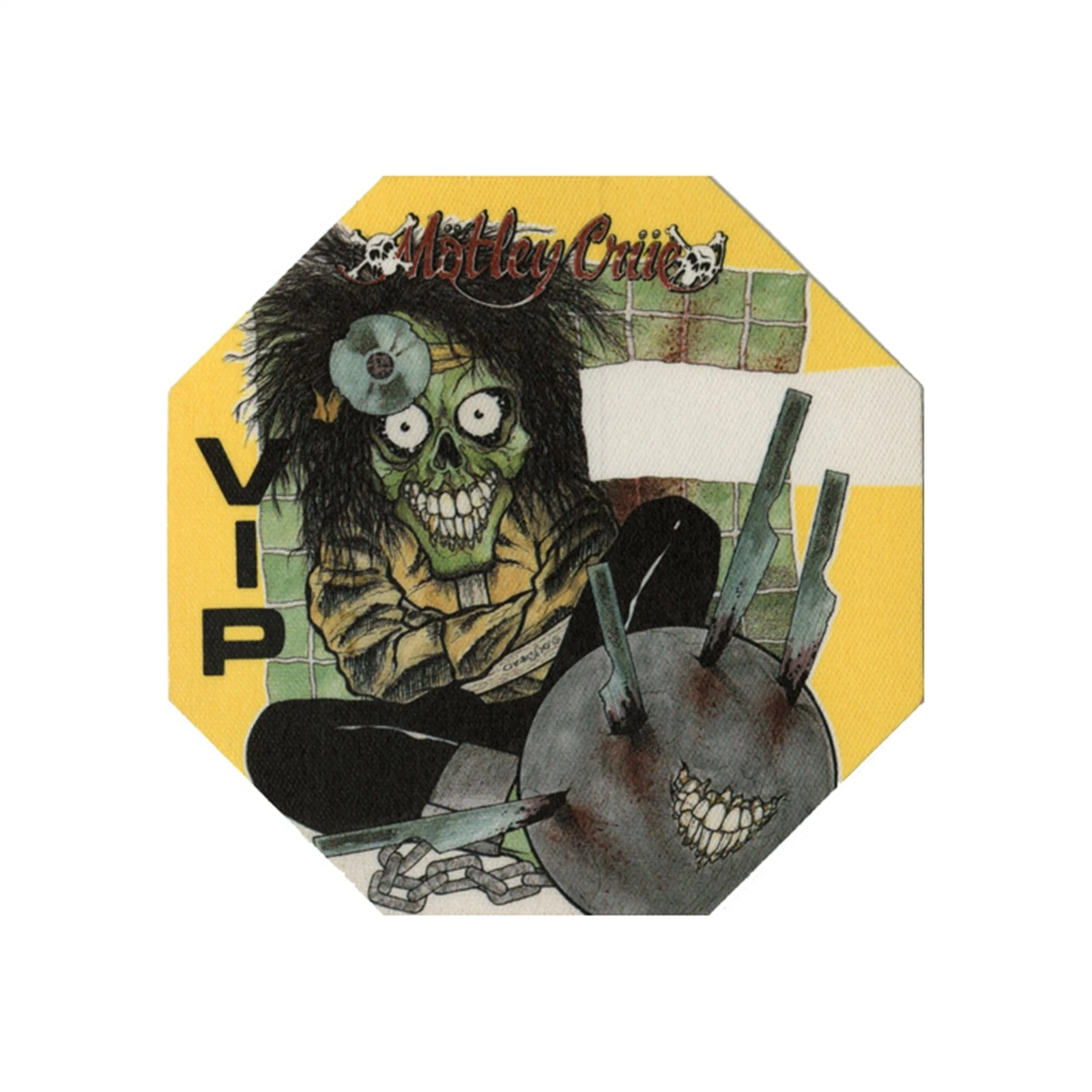 Motley Crue 1989 Dr. Feelgood Concert Tour Band VIP Backstage Pass ...