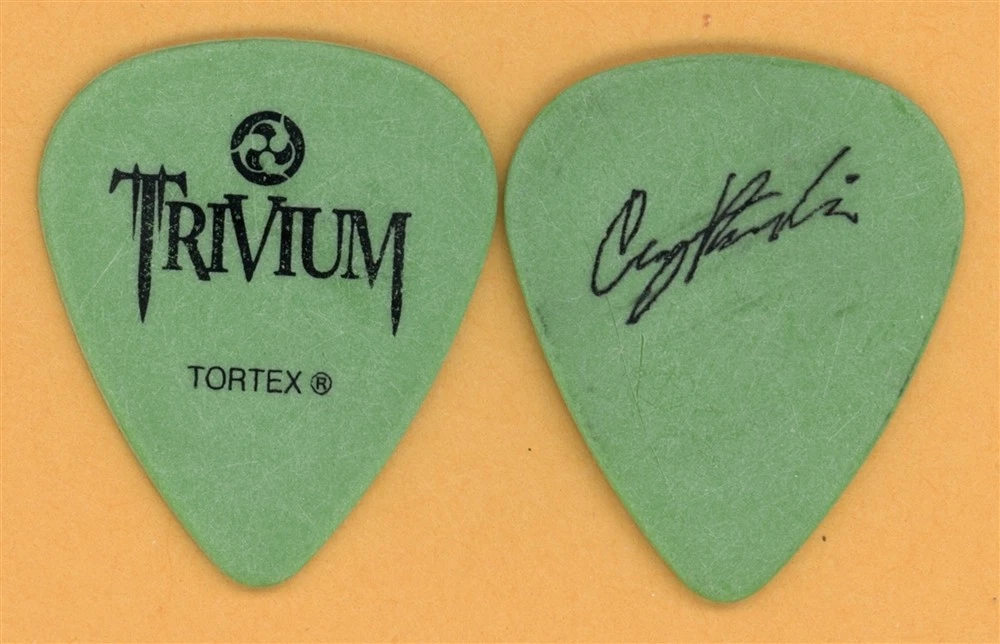Trivium Corey Beaulieu Vintage Guitar Pick - 2006 The Crusade Tour ...