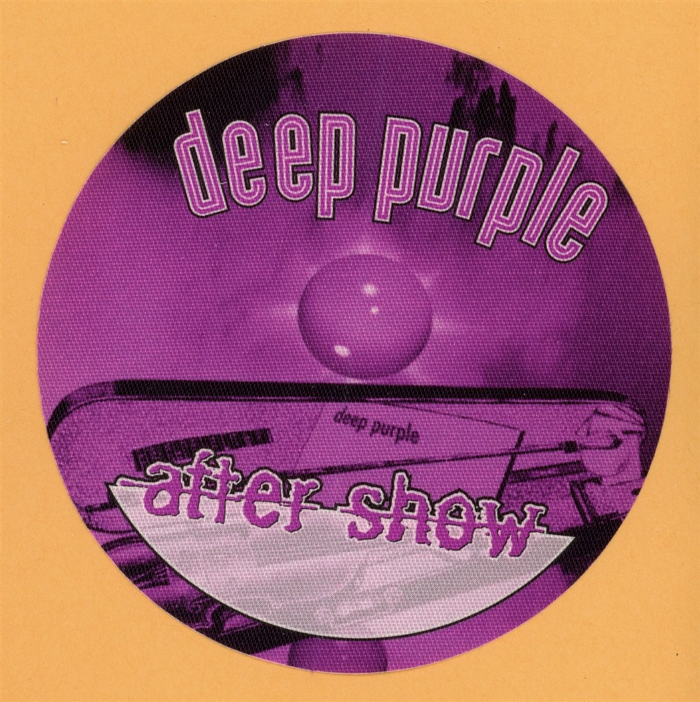Deep Purple 2000 Abandon Concert Tour AFTER SHOW Backstage Pass ...