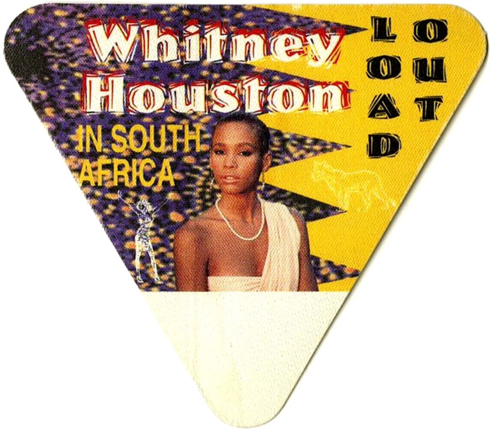 Whitney Houston 1994 The Bodyguard Concert Tour Load Out Backstage Pass ...