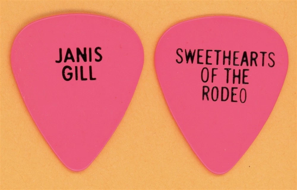 Janis Gill Sweethearts of the Rodeo Guitar Pick - 1980s Vintage ...