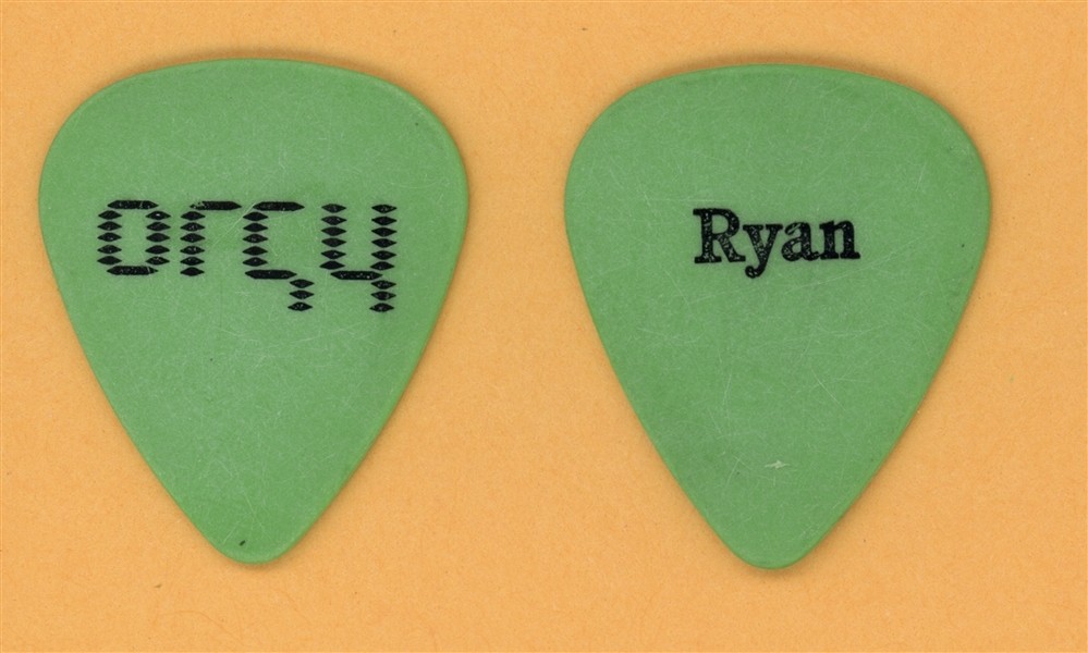 Orgy Ryan Shuck Vintage Guitar Pick - 1998 Candyass Tour | Autographia