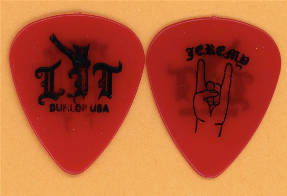 Lit Jeremy Popoff Vintage Guitar Pick - 2002 Atomic Tour | Autographia