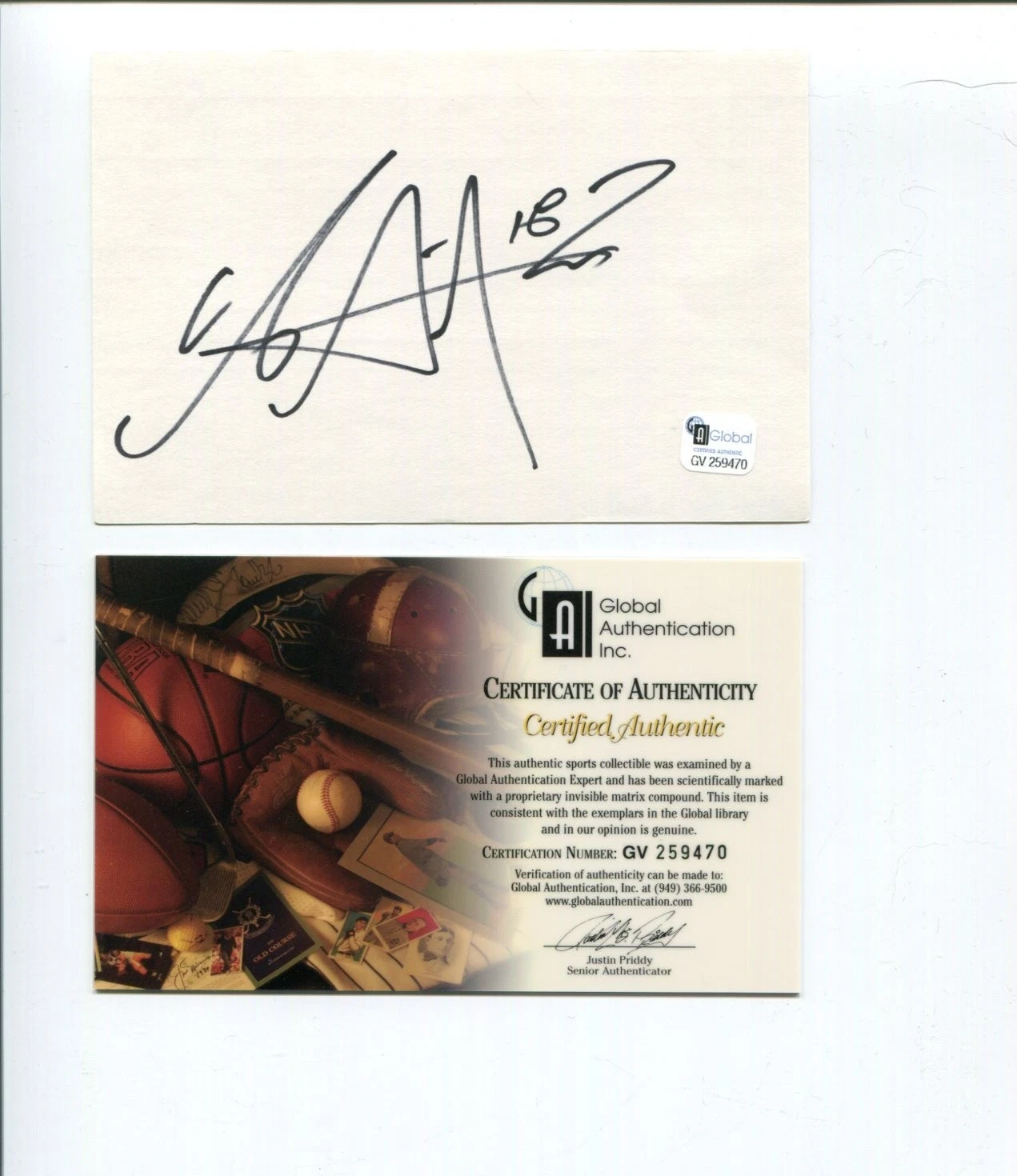 Se Ri Pak Sexy LPGA Golf Champ HOF Hall Of Fame Signed Autograph COA ...