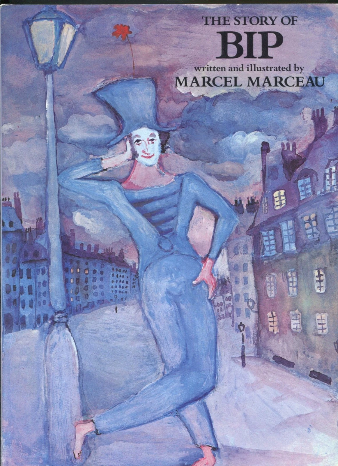 Marcel Marceau Famous Mime The Story Of Bip Signed Autograph Book w ...