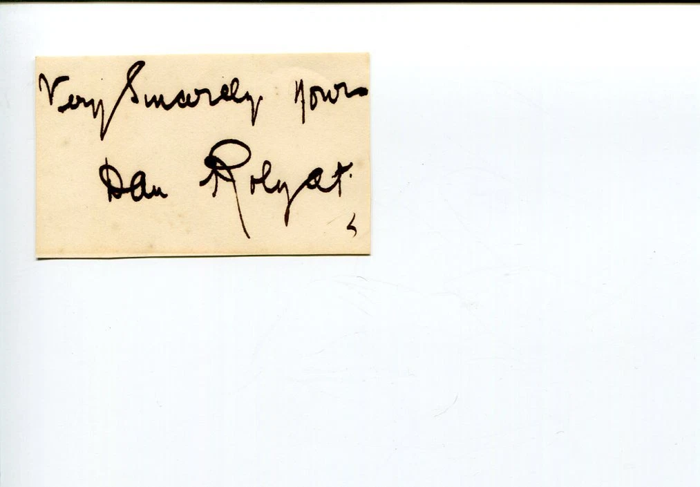 Dan Rolyat British Actor Comedian Signed Autograph | Autographia