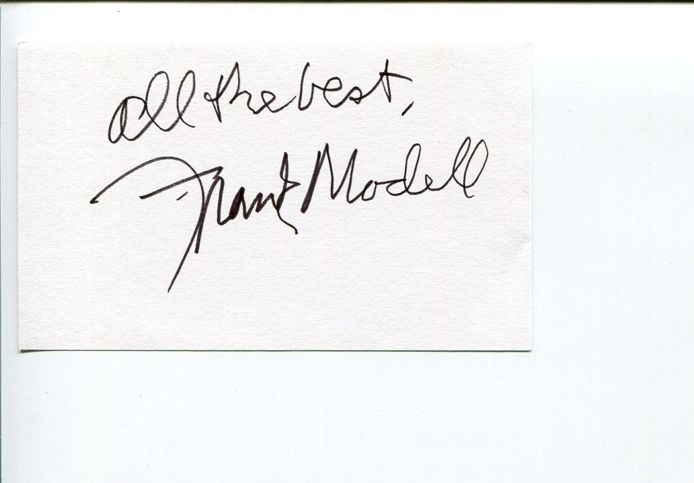 Frank Modell The New Yorker Magazine Cartoonist Artist Signed Autograph ...