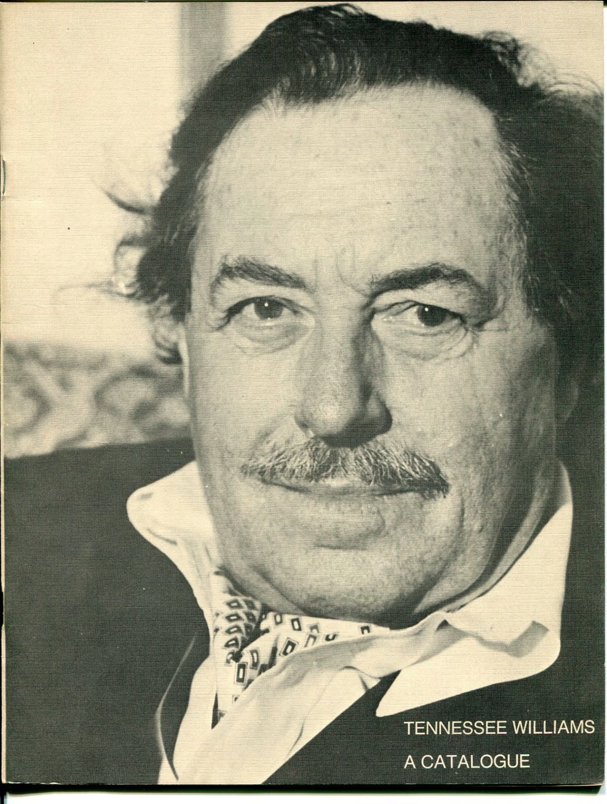 Tennessee Williams A Catalog Gotham Book Mart And Gallery Rare Catalog ...