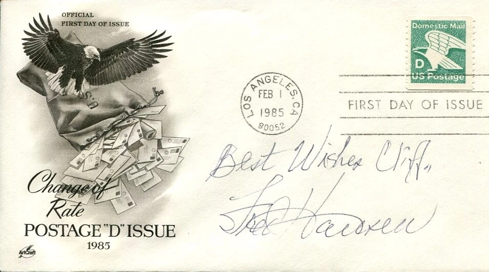 Fred Hansen 1964 US Olympic Gold Track & Field Pole Vault Signed ...
