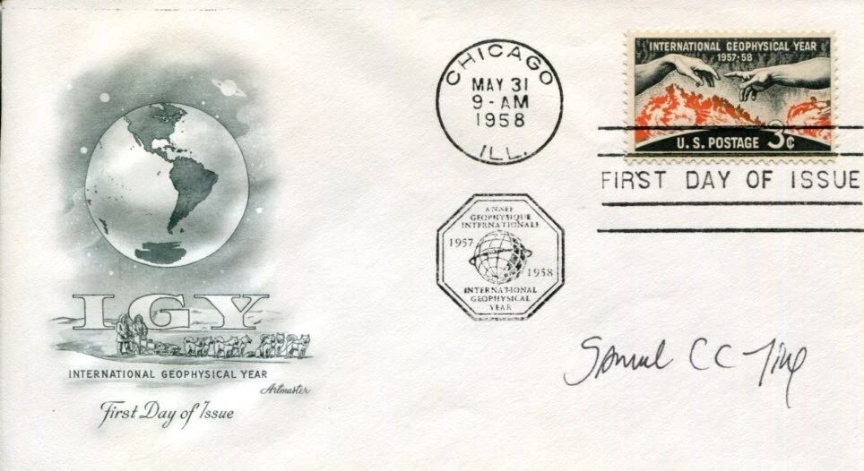Samuel C. C. Ting Nobel Prize Physics Subatomic Particle Signed ...