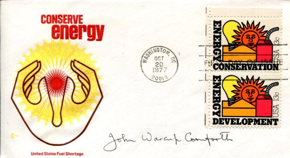 John Cornforth Nobel Prize Chemistry Stereochemistry Signed Autograph ...