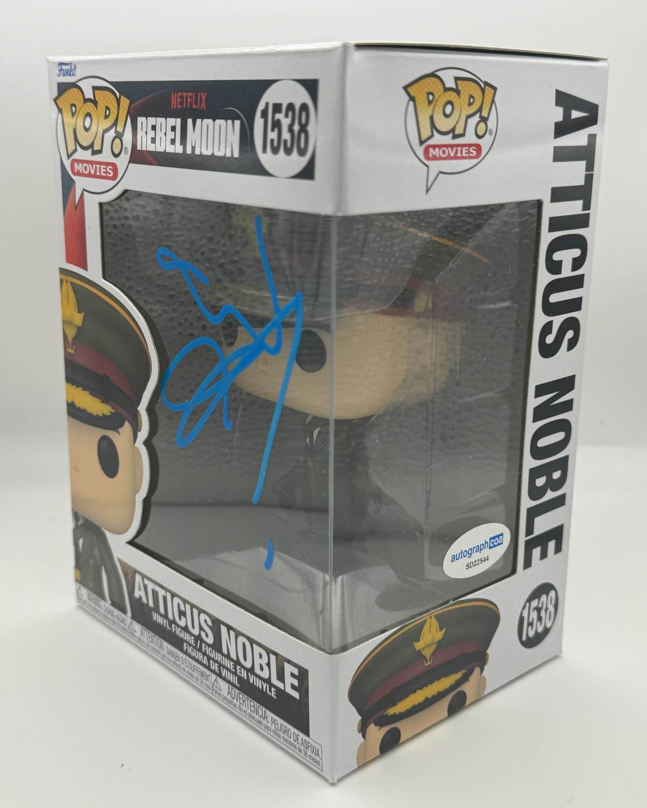 Ed Skrein "Rebel Moon" AUTOGRAPH Signed 'Atticus Noble' 1538 Funko Pop ...