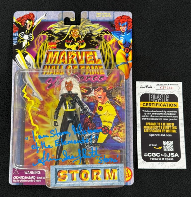 Alison Sealy-Smith Signed & Inscribed X-Men HOF Storm Action Figure JSA ...
