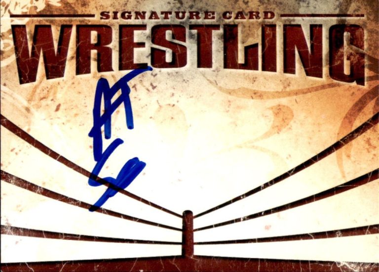Alex Taylor Signed NWA Wrestling Signature Autograph Card TNA WWE NXT ...