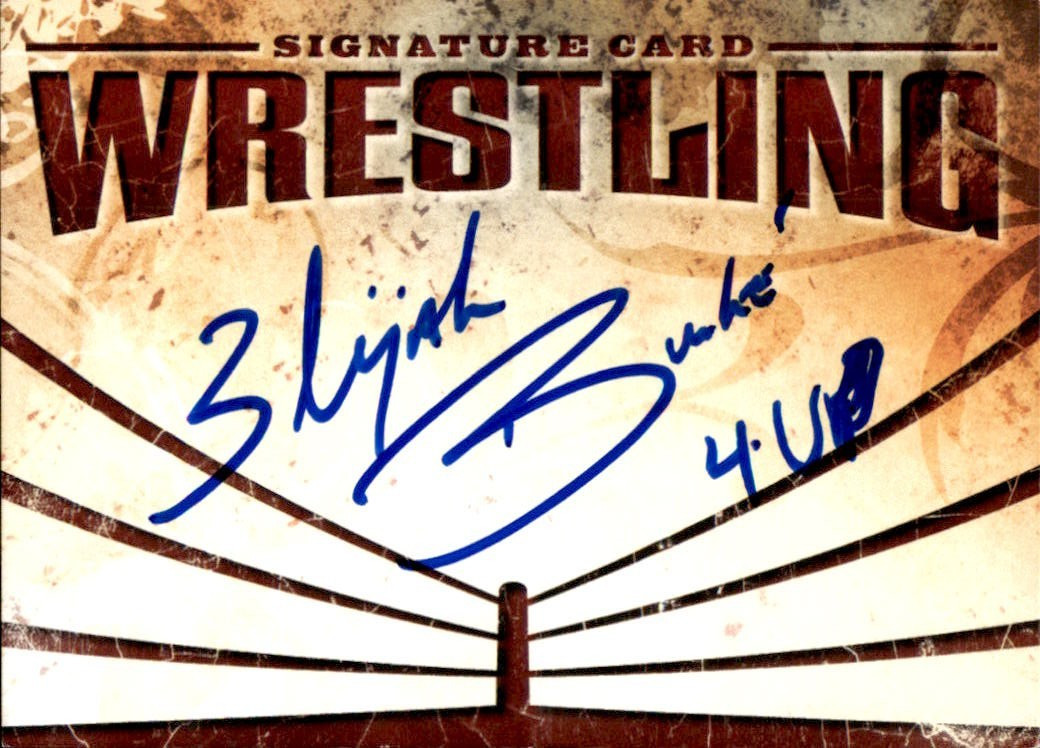 Elijah Burke Signed WWE Wrestling Signature Autograph Card NWA TNA The ...