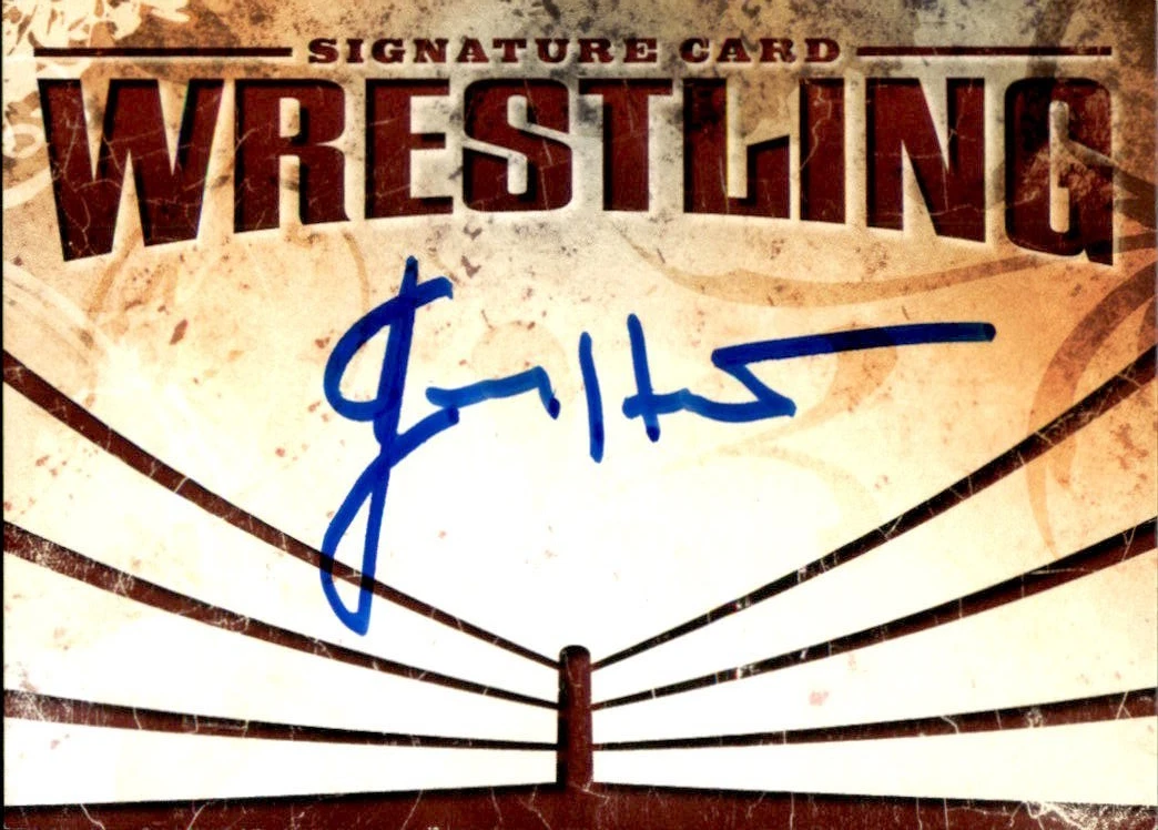 Jimmy Hart Signed WWE Wrestling Signature Autograph Card WWF WCW NWA ...