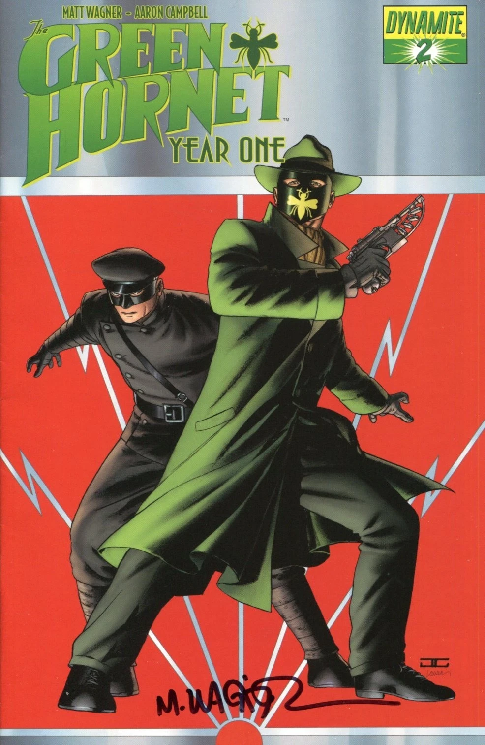 Matt Wagner Signed Autograph Green Hornet Year One Dynamite 2 Comic ...