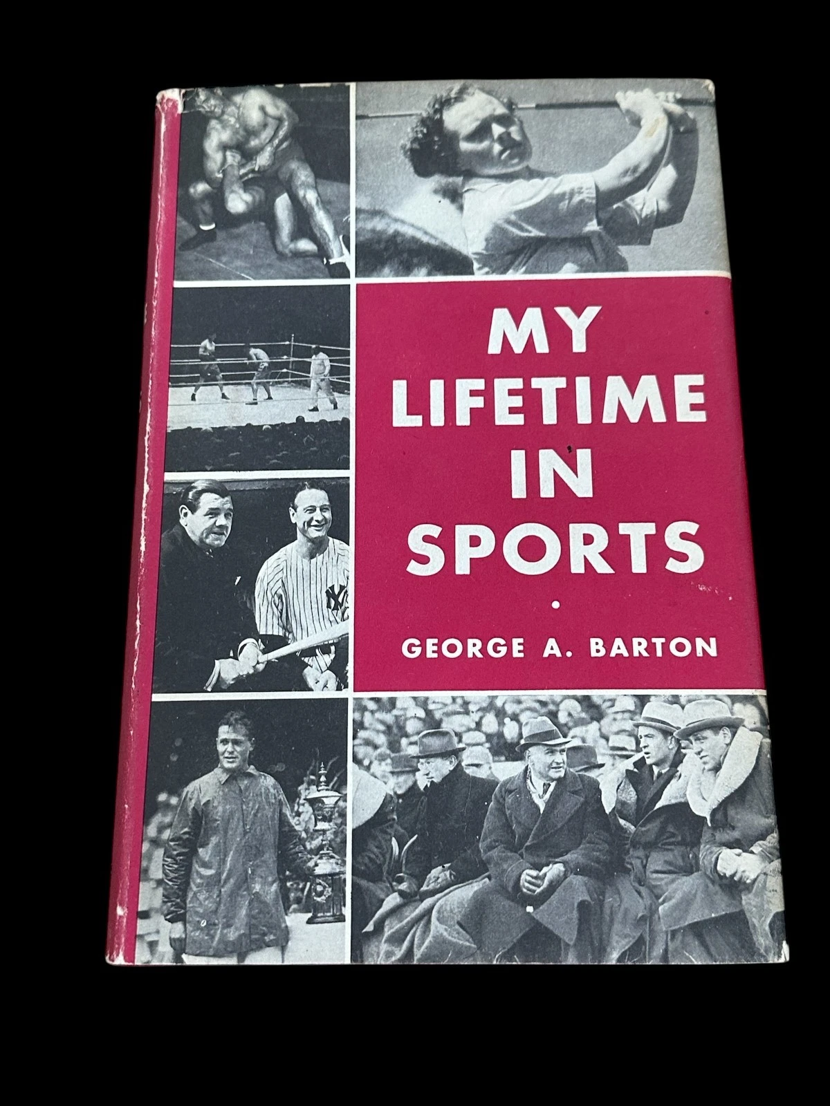 George A. Barton My Lifetime In Sports Boxing Minnesota Signed ...
