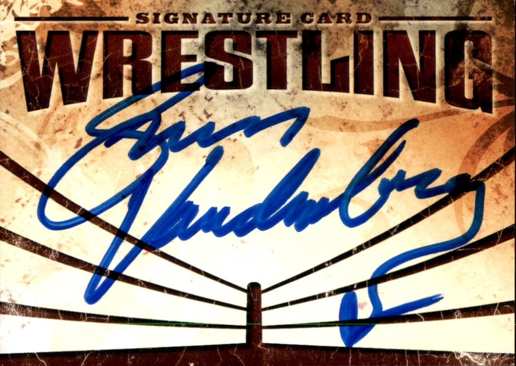 James Vandenberg Signed WCW Wrestling Signature Autograph Card James ...