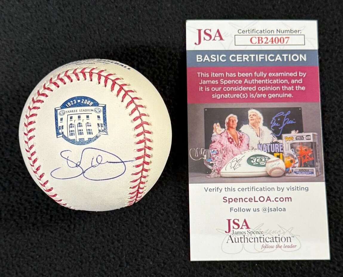 Shelly Duncan Signed New York Yankees Stadium Farewell OML Baseball JSA ...