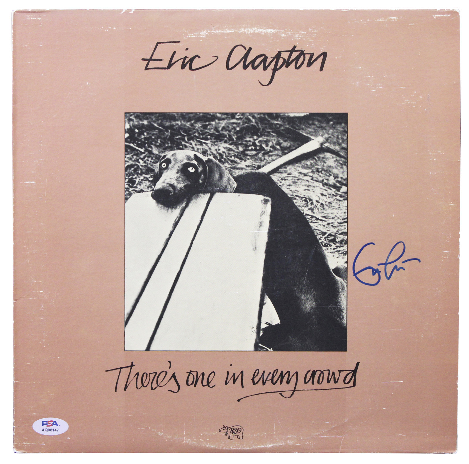 Eric Clapton Signed There's One In Every Crowd Album Cover PSA/DNA # ...