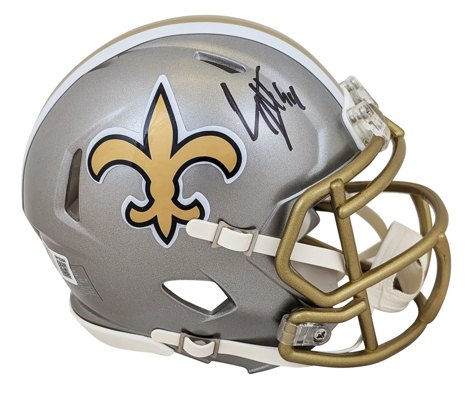 Saints Cameron Jordan Authentic Signed Flash Speed Mini Helmet BAS ...