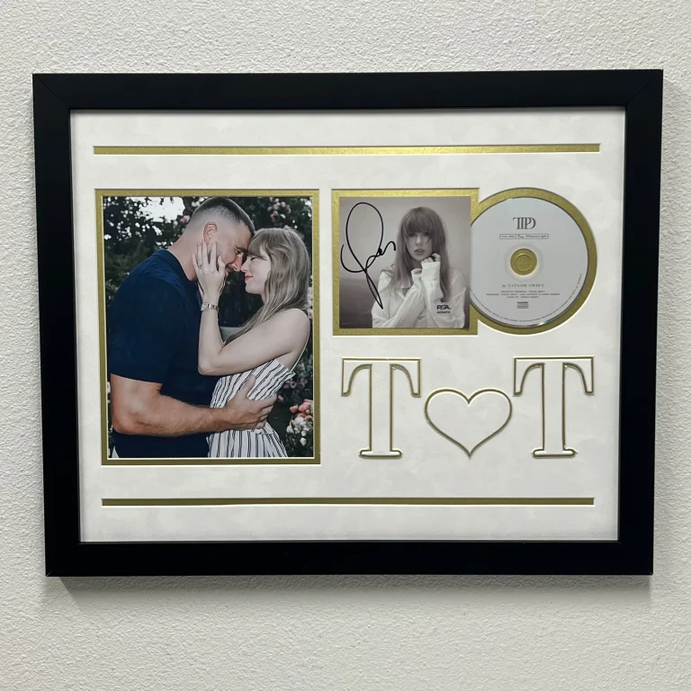 Taylor Swift Signed CD Cover Custom Framed PSA Tortured Poets ...