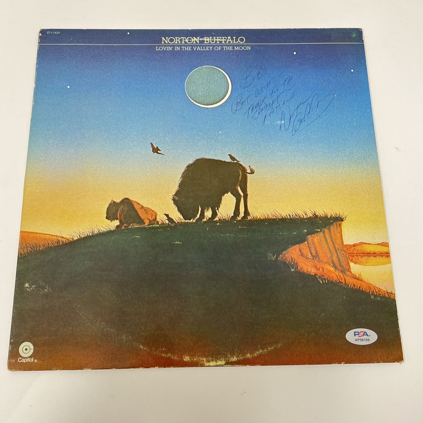 Norton Buffalo Signed Vinyl PSA/DNA Autographed Lovin' In The Valley Of ...