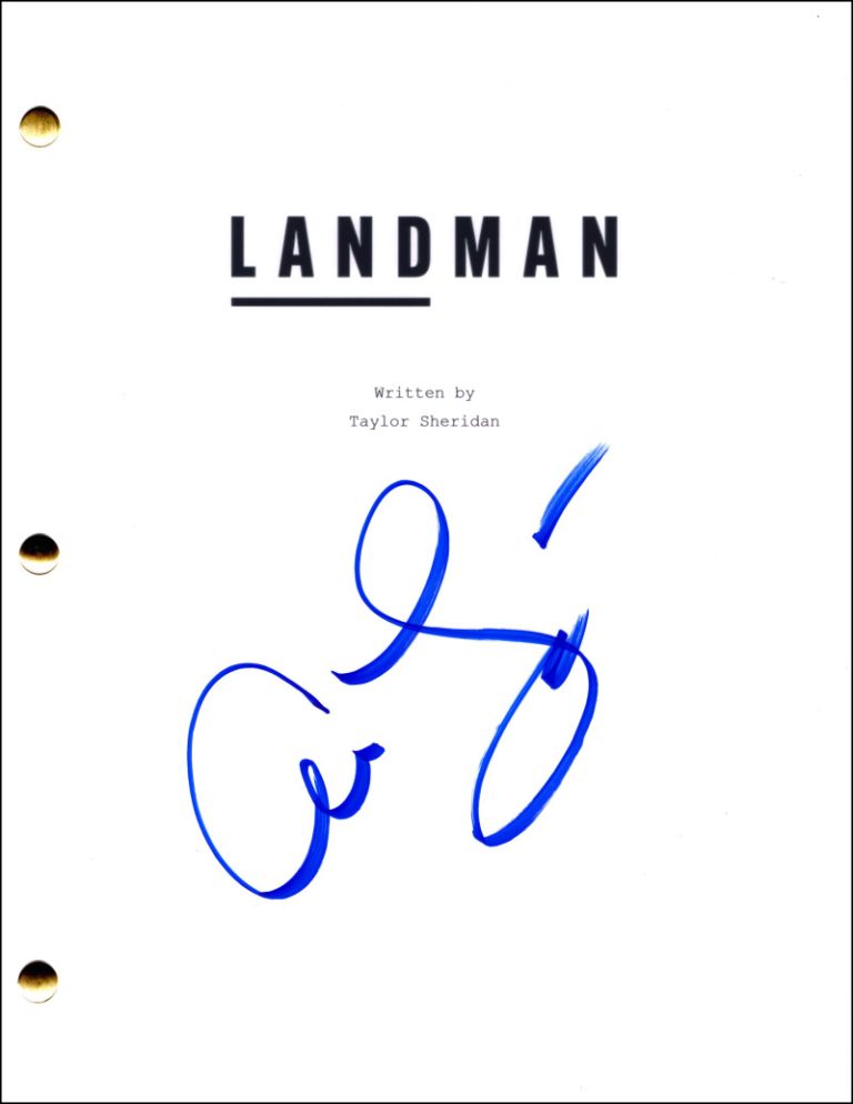 Ali Larter Signed Autograph Landman Full Pilot Script Screenplay ...