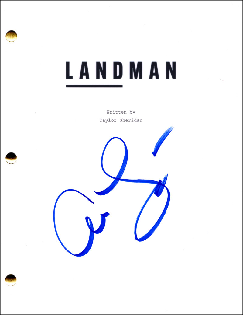 Ali Larter Signed Autograph Landman Full Pilot Script Screenplay ...