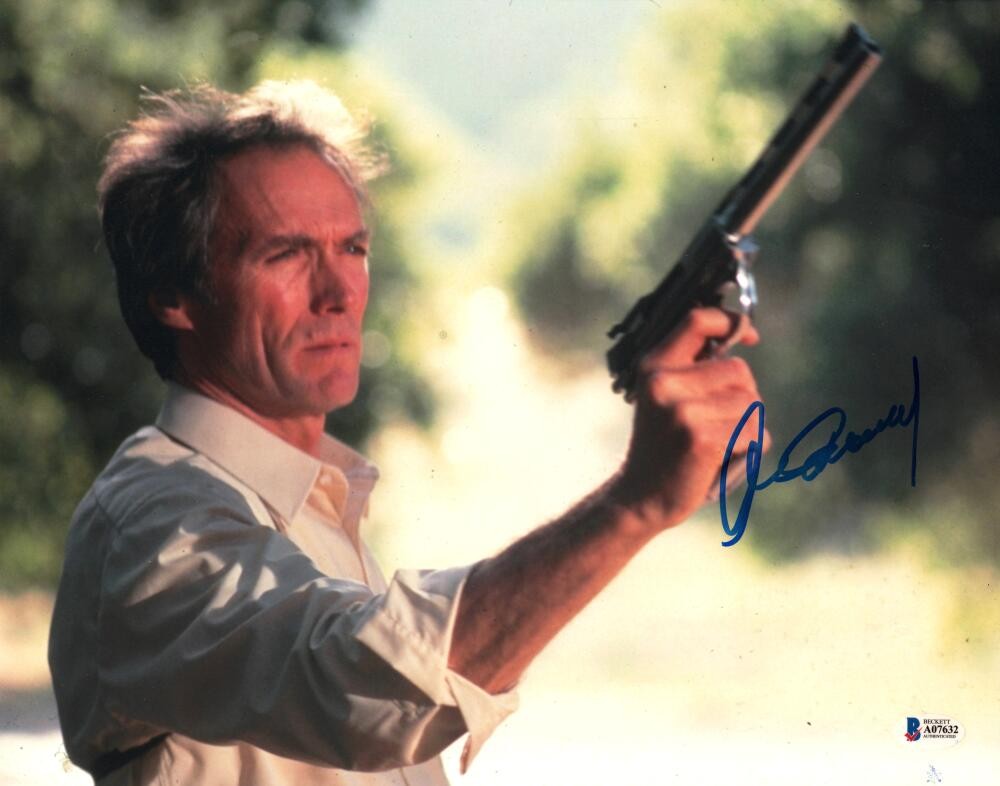 Clint Eastwood Dirty Harry Signed Autograph 11x14 Photo Sudden Impact w ...