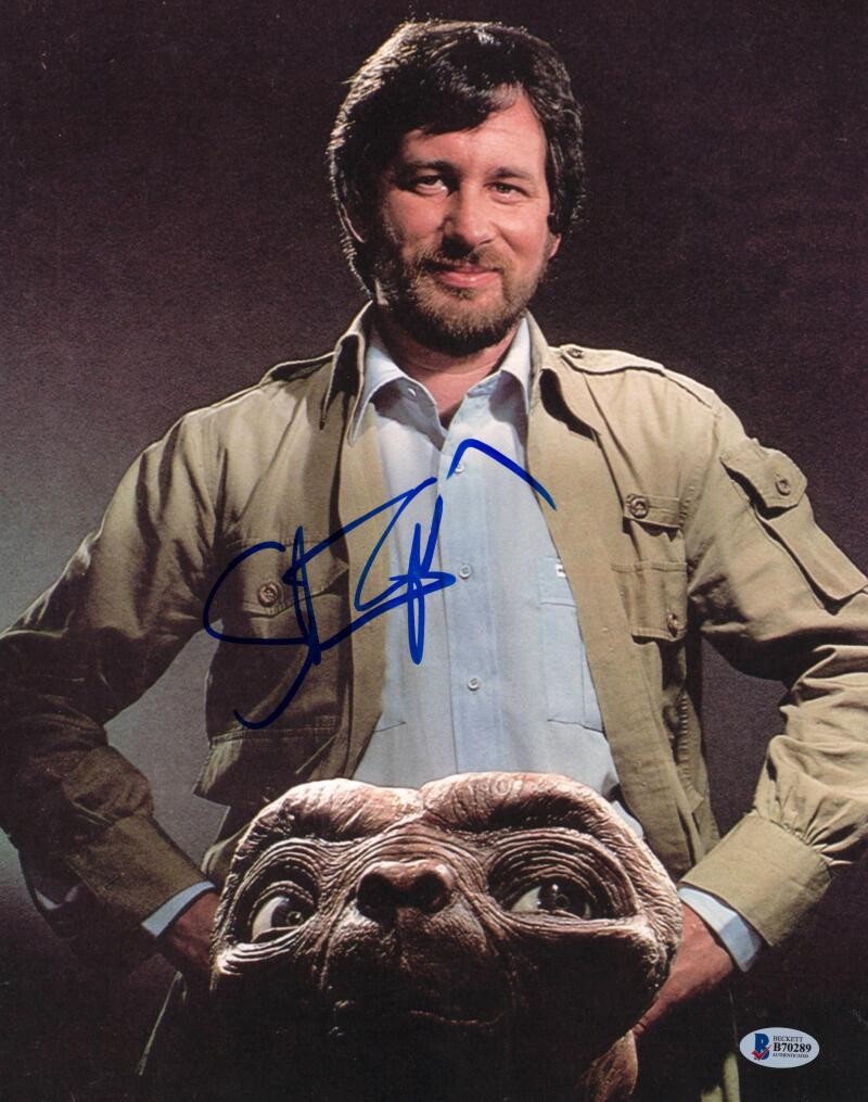 Steven Spielberg Signed Autograph 11x14 Photo - ET the Extra ...