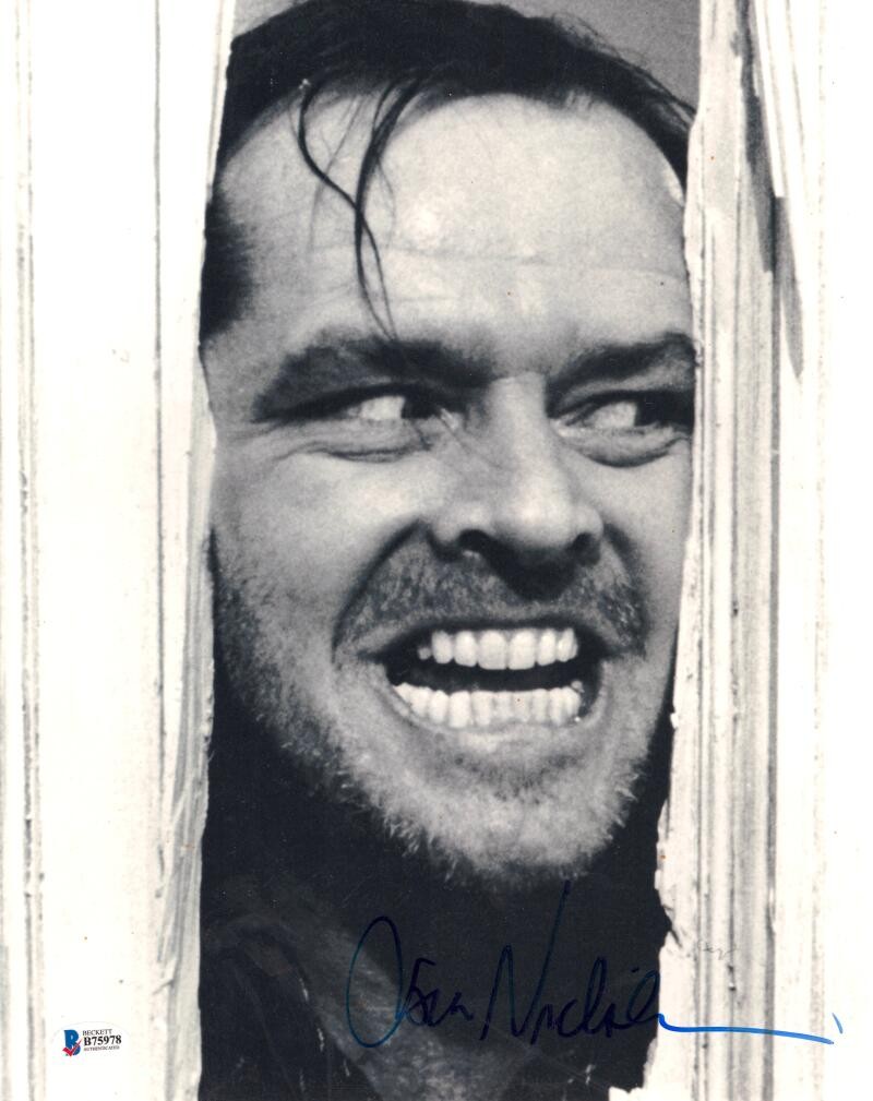 Jack Nicholson Signed Autograph 11x14 Photo - Iconic The Shining w ...