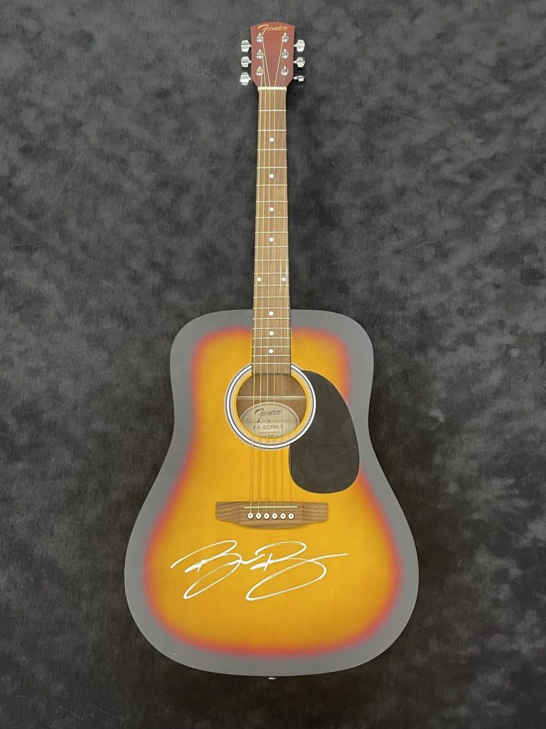 Benson Boone signed Fender Guitar PSA Authentic Musician | Autographia