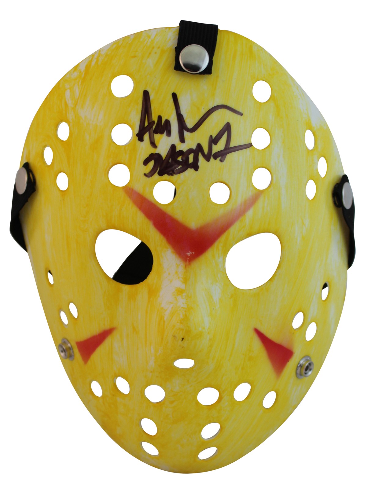 Ari Lehman Friday The 13th "Jason 1" Signed Yellow Jason Mask BAS ...