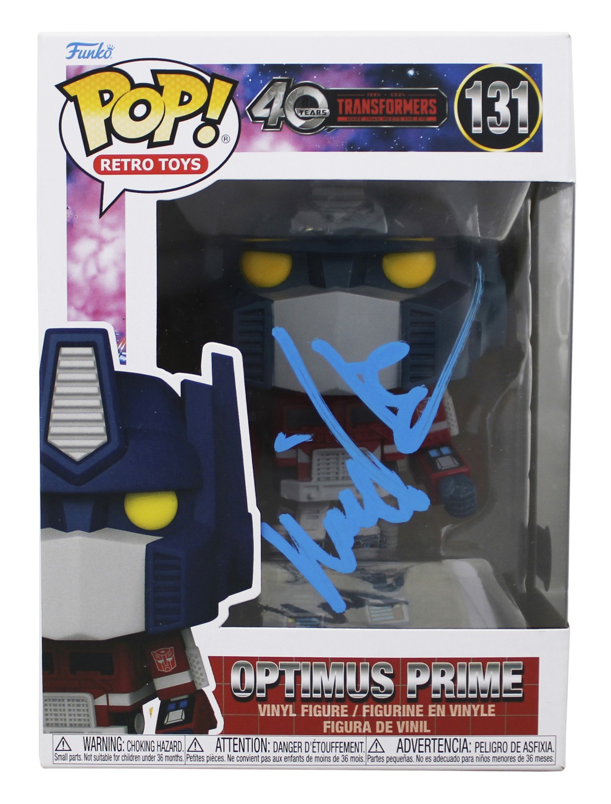 Michael Bay Transformers Signed Optimus Prime #131 Funko Pop Figure BAS ...