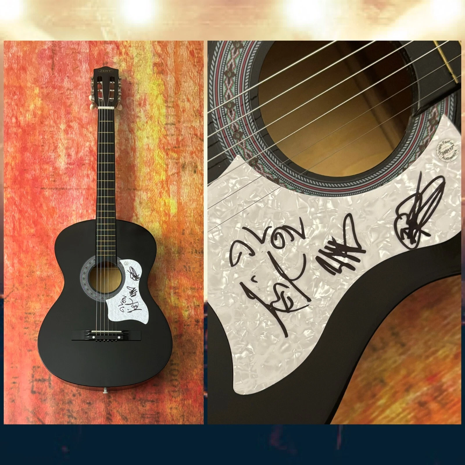 GFA Ed Robertson x4 Band BARENAKED LADIES Signed Acoustic Guitar COA ...