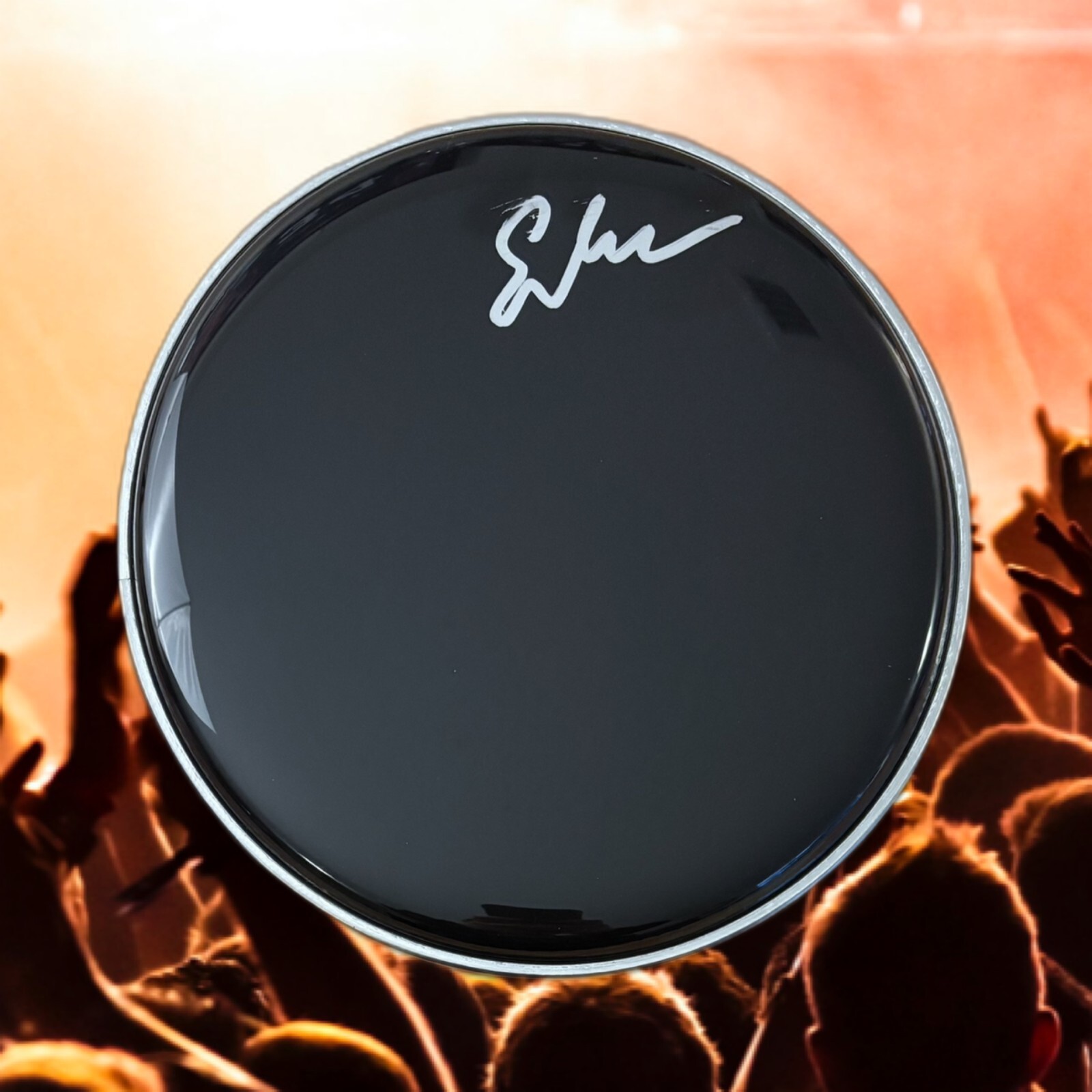 GFA Jane's Addiction Drummer Stephen Perkins Firmato 10 " Drumhead S1 ...