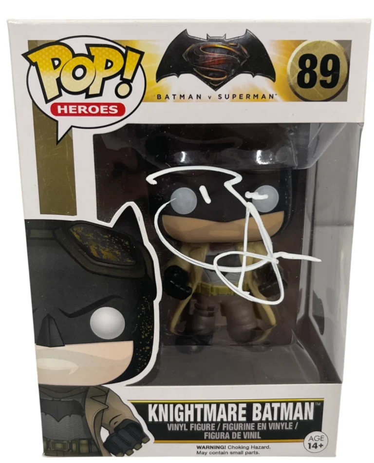 Ben Affleck Signed Knightmare Batman Funko 89 Autograph Beckett Witness ...