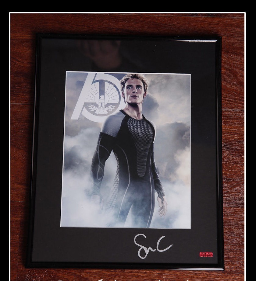 The Hunger Games: Catching Fire *SAM CLAFLIN* Signed Matted Frame S1 ...