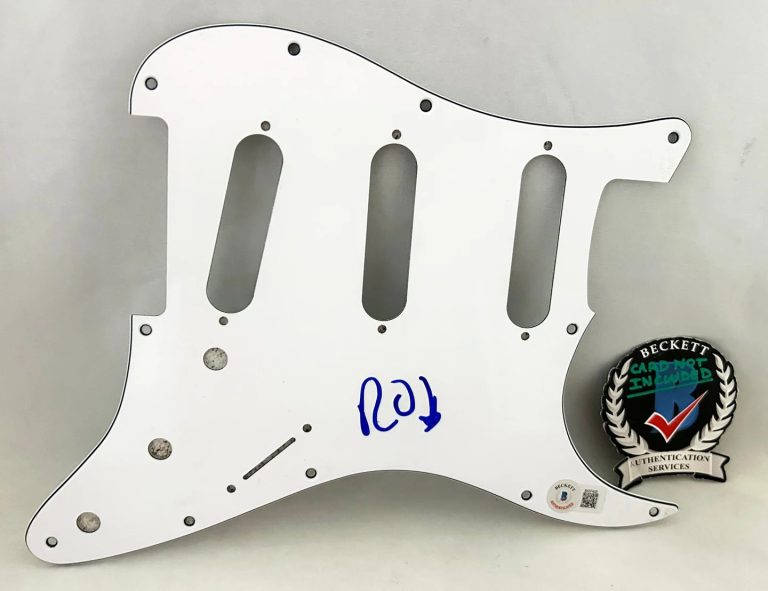 Robert Smith Signed Electric Pickguard The Cure Beckett BAS COA ...