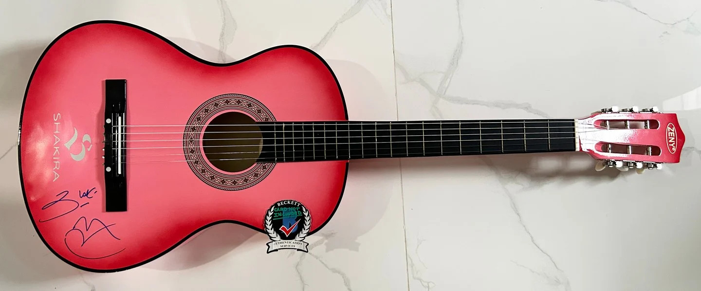 Shakira Signed Guitar Beckett BAS COA | Autographia