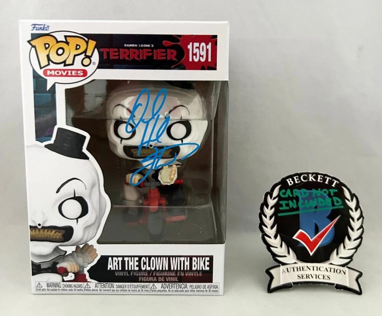 David Howard Thornton Signed Funko Pop Art The Clown Terrifier Beckett ...