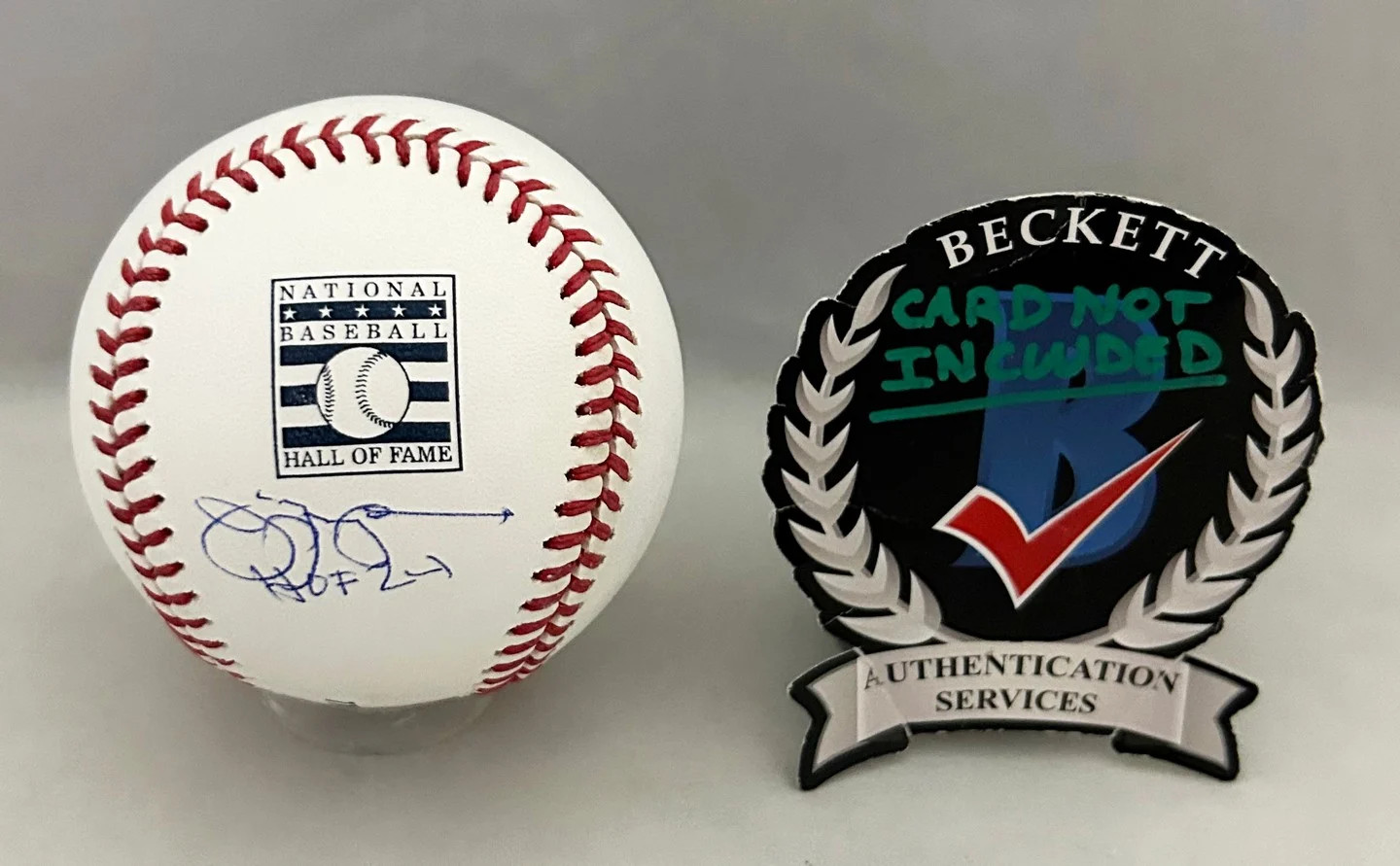 Jim Leyland Signed Hall of Fame Baseball HOF Detroit Tigers Beckett BAS ...