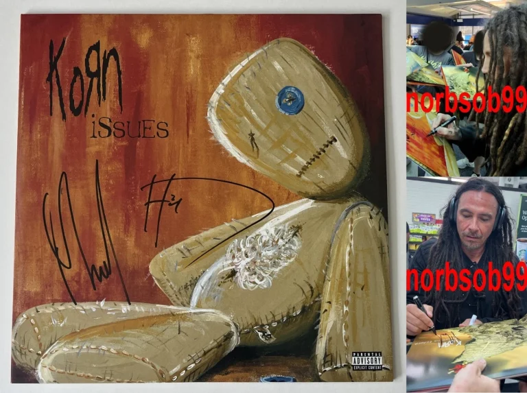 MUNKY & HEAD SIGNED AUTOGRAPH KORN ISSUES VINYL ALBUM RECORD LP w/EXACT ...