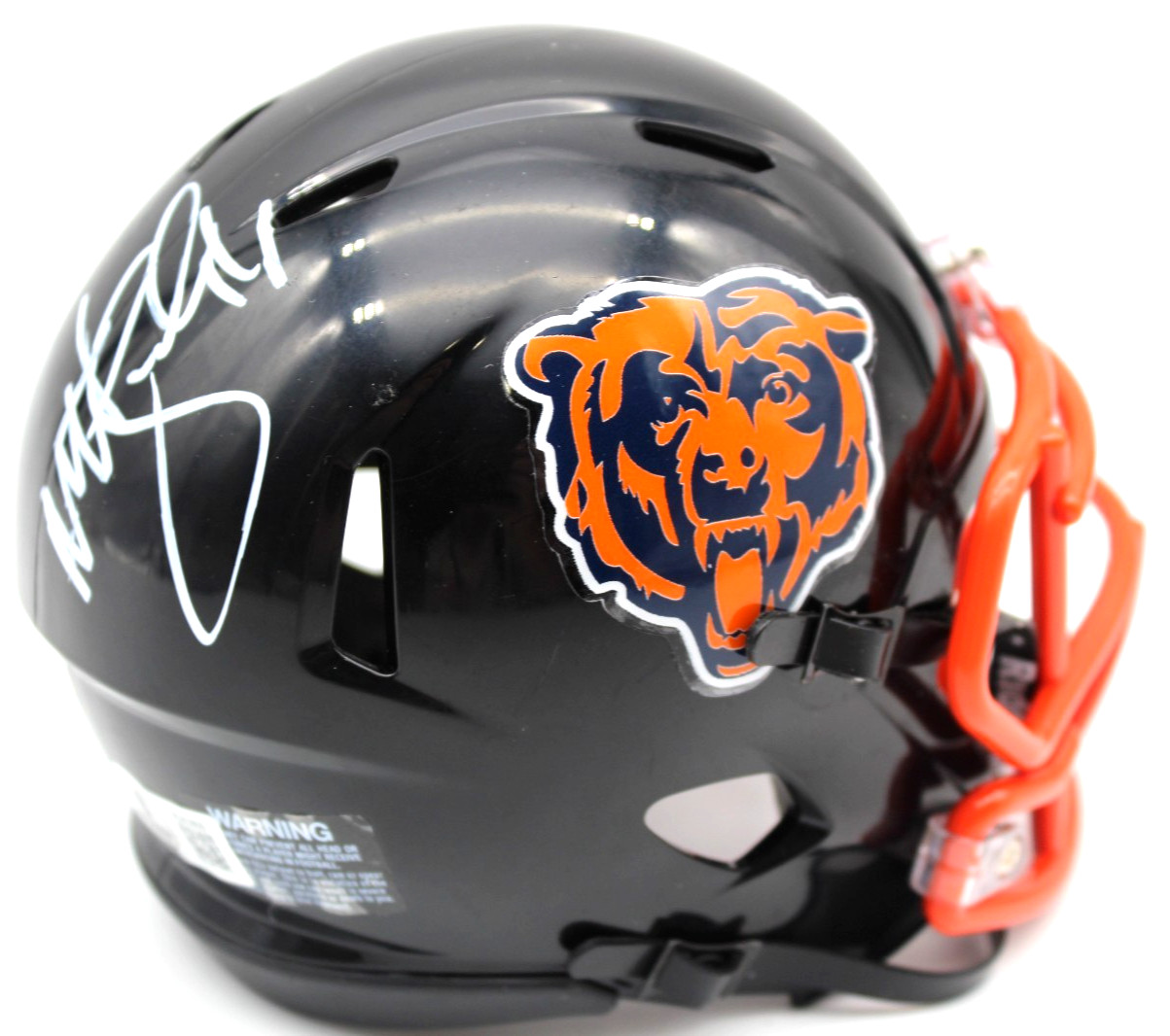 Matt Suhey Chicago Bears Signed Custom Mini Football Helmet w/Beckett ...