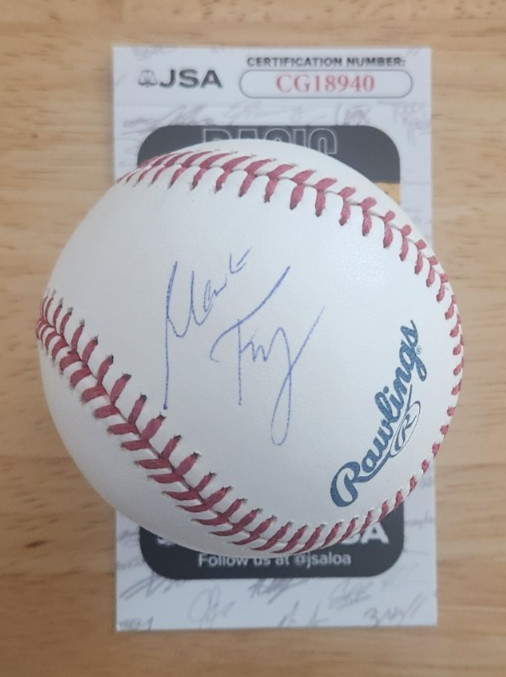 Martin Fry Signed Official MLB Baseball w/ JSA COA #CG18940 ABC Band ...